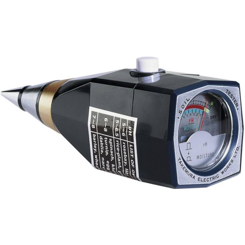 Stelzner 3000 medidor de pH de suelo verde 3 a 8