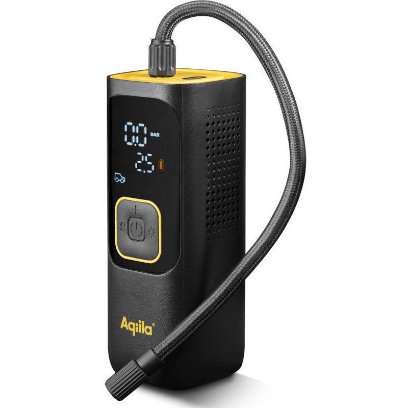 Compresor portátil negro Aqiila Airbird C7 eficiente