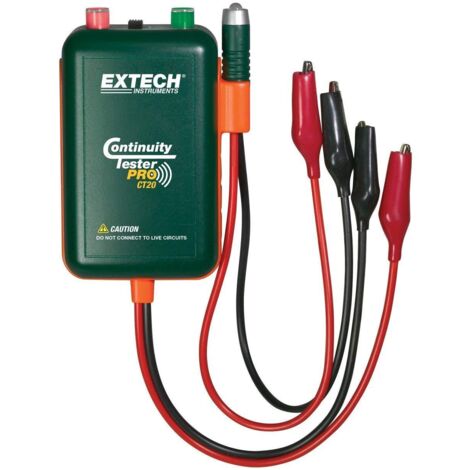 Extech CT-20 tester de continuidad negro profesional