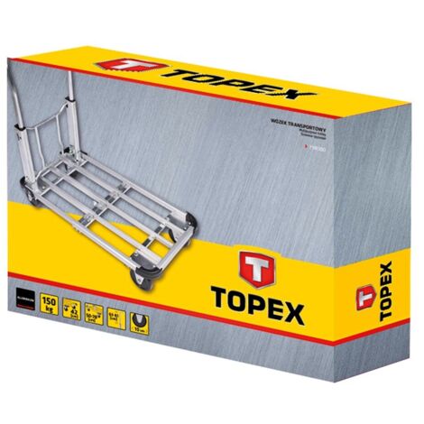Carro de transporte Topex - plegable, 150 kg