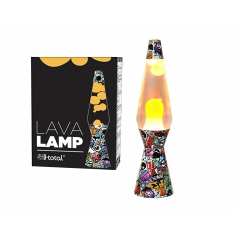 I-Total Lámpara De Lava Graffiti