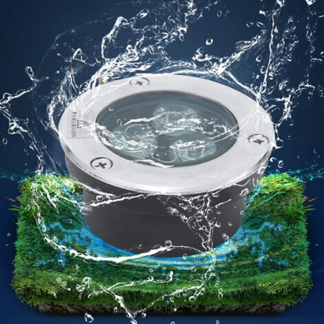 Sehr schlanker LED-Einbaustrahler für Pool, Garten, Terrasse, 3 W, LED ...
