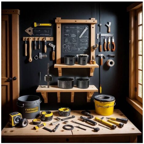 [6-teiliger Allrounder] Holzbearbeitungs-Lochöffner-Handbohrer-Set ...