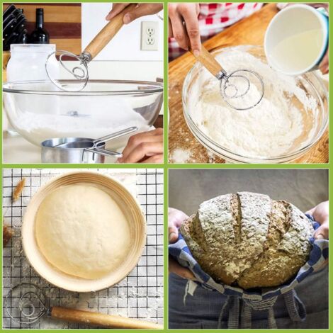 Set di fruste per impastare da 3 pezzi, frusta per mescolare in cucina ...