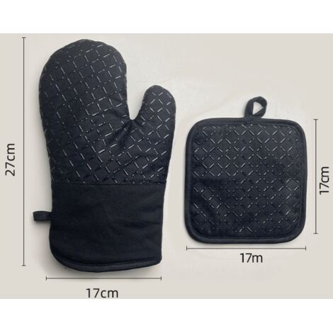 Guantes aislantes para horno de chef resistentes al calor (juego de 4 ...