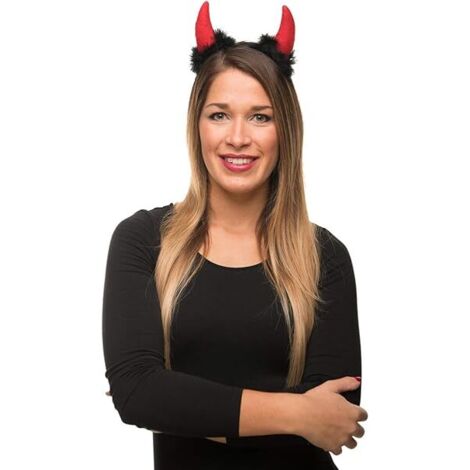 diademas con orejas de diablo para el cabello, para carnaval, fiestas ...