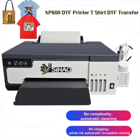 A4 XP600 DTF Drucker T-Shirt Kappen Transferdrucker Filmdrucker für ...