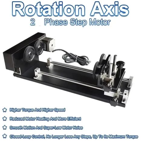 Dragon Diamond Laser Rotation Axis Attachment&Wheel Rotary Rollers ...