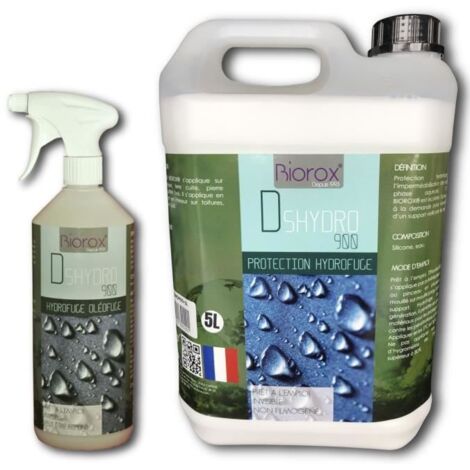 Hydrofuge - DSHYDRO - Imperméabilité totale - 5L - Rendement 40m²/L