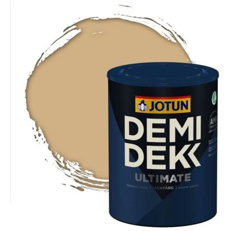 Peinture Bois - DEMI DEKK ULTIMATE - Lasure Opaque Satinée - RAL 1001 ...