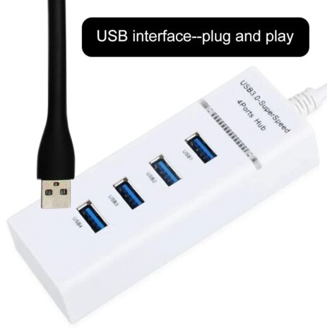 Lot de 3 mini lampes LED USB flexibles col de cygne pour ordinateur ...