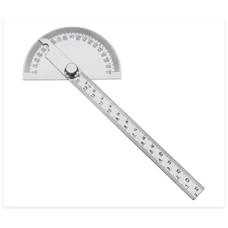 Rapporteur de 180 degrés, règle d'angle réglable pour Dessiner et ...