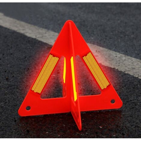 Triangle de Signalisation Routière Réfléchissant en Plastique Robuste 1 ...