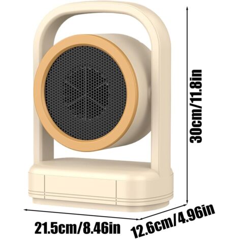 Radiateur Mini, 500W Chauffage Électrique Intérieur Portable, Machine ...