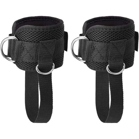Noir Ankle Straps, Sangles de Cheville, Sangle Cheville Musculation ...