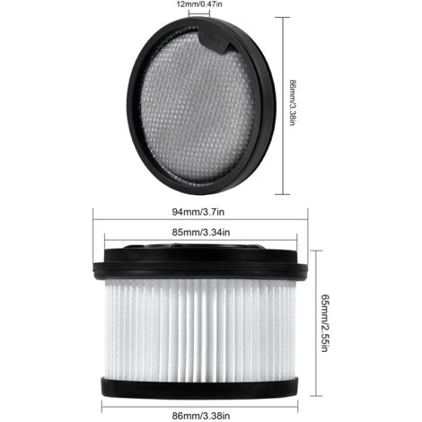 Filter für T10 T20 T20 Pro T30 T30 Series Staubsauger, Ersatzfilter Zubehör