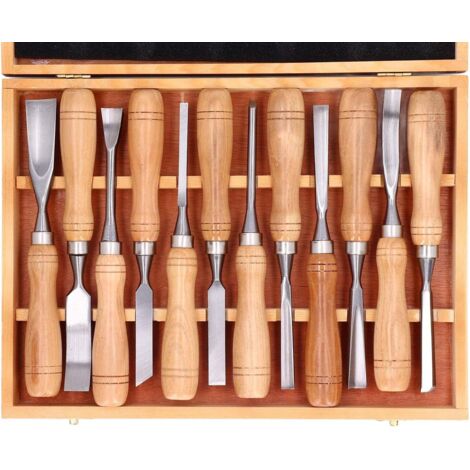 Juego de 12 cinceles para tallar madera, juego de herramientas ...