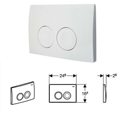Geberit Delta 21 - Plaque de déclenchement, panneau de montage pour ...