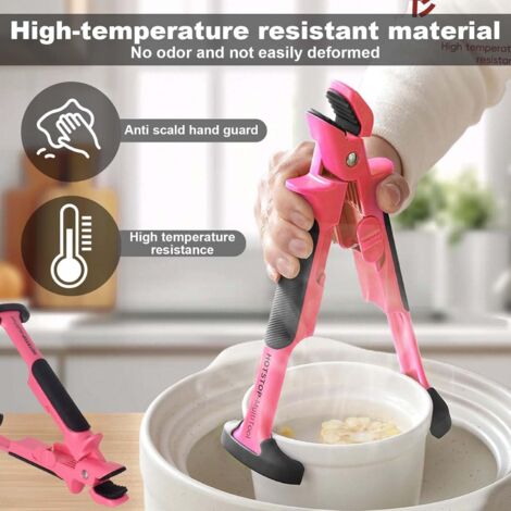 Pince Anti-Brûlure 2 en 1, Griffe de Cuisine en Silicone, Accessoire ...