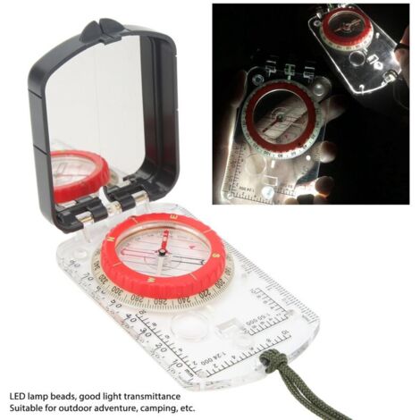 Boussole multifonctionnelle en plastique avec balances, gradiomètre ...