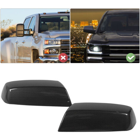 Paire de coques de rétroviseurs latéraux, installation facile (22919758 ...