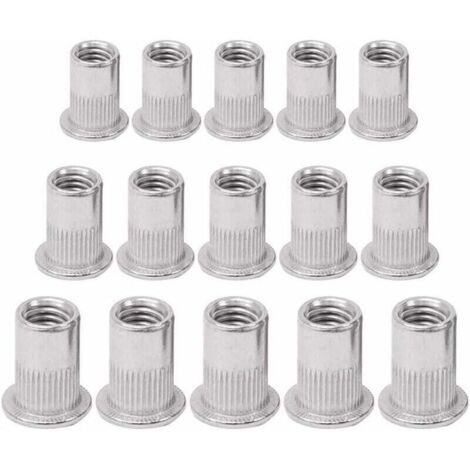 Vente chaude-Rivet Fileté 90 Pièces Rivet Rivet Fileté Rivet Nut Flat ...