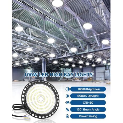 Éclairage d'atelier, projecteur LED industriel, éclairage de garage ...