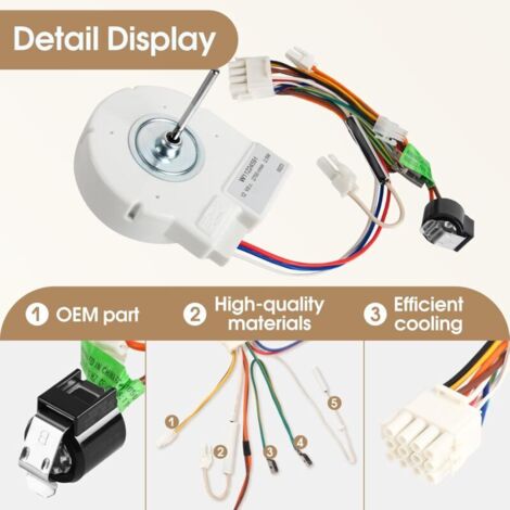 W11224591 Moteur de ventilateur d'évaporateur compatible avec ...