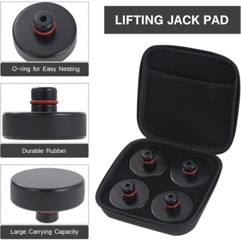 4 Pcs Tampon Cric Compatibles avec Tesla Model S/X/3/Y, Support de cric ...