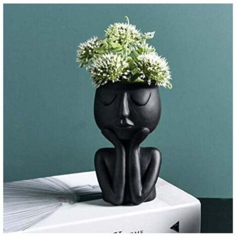 Creative Vase en forme de personnage nordique, plantes succulentes, pot ...