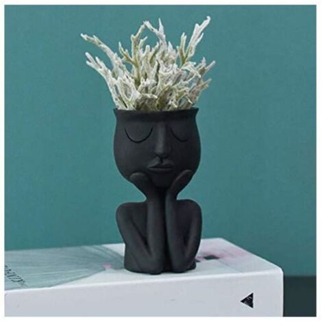 Creative Vase en forme de personnage nordique, plantes succulentes, pot ...