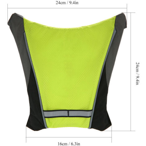 Gilet de clignotant LED, gilet réfléchissant LED avec indicateur de ...