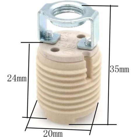 Lot de 6 supports de lampe G9 avec support, douille halogène G9 filetée ...