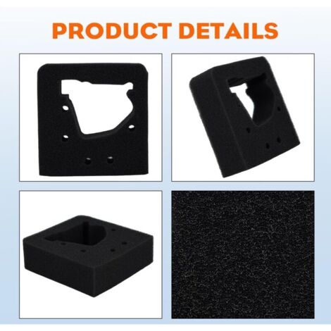 Pack de 2 éléments de filtre à Air 17211-ZM3-800 pour Honda GX22 GX31 GX 22 GX 31 moteur FG100 ...