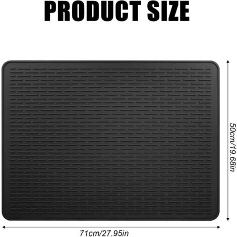Couvercle de plaque de cuisson en silicone, 71 x 50 cm, pour plaque en ...