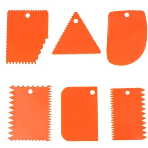 6pcs Plastic Clay Scraper Handle Carved Clay Sculpture DIY Tool Pottery ...