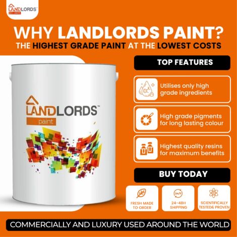Landlords Paint - Barn Paint - Weatherproof Protection for Wood & Metal ...