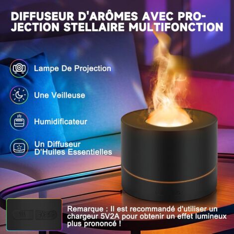 APEX Diffuseur d'arômes, diffuseur de parfum, projecteur LED 7 couleurs ...