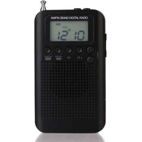 APEX Mini radio portable AM/FM stéréo à réglage numérique avec ...