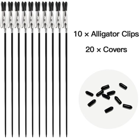 APEX Haute Qualité 10 Pcs Alligator Clip Sticks avec Base Titulaire ...