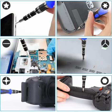 APEX 122 en 1 Kit Tournevis de Précision Magnétique, Portable Mini ...