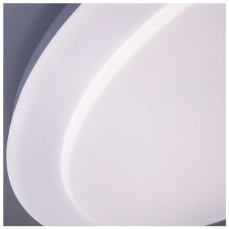 Plafón led modelo Nuno-50 acabado blanco, 5cm(alto) 50cm(ancho) 50cm ...