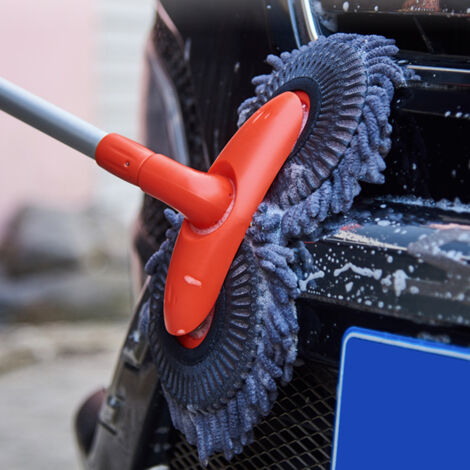 Balai lavage auto long manche microfibre, brosse sans rayures, kit ...
