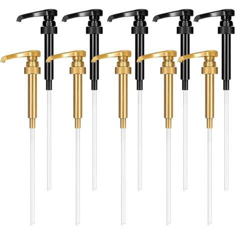 10 pompes sirop plastique pression, doseurs 750 ml, usage café ...