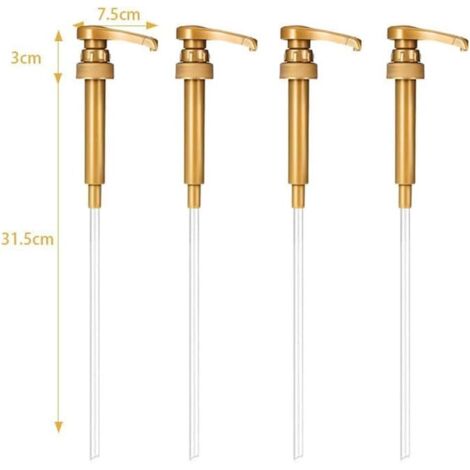 10 pompes sirop plastique pression, doseurs 750 ml, usage café ...