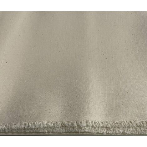 Tissu calicot naturel écru 100 % coton, poids moyen, 160 cm extra large ...