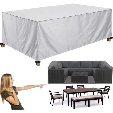 Bâche protection meubles jardin – 23016580 cm – anti-UV/coupe-vent/au ...