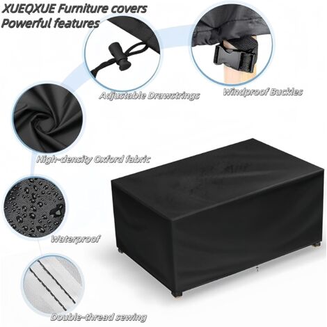 Bâche protection meubles jardin – 23016580 cm – anti-UV/coupe-vent/au ...
