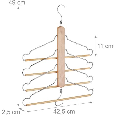 Cintre Multiples Set de 3 Cintre Multifonctions avec 4 cintres Chemises ...