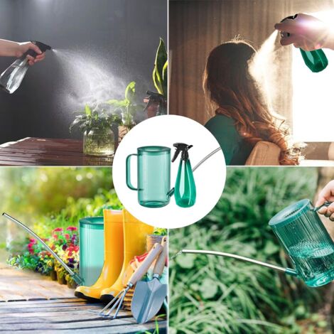 Arrosoir inox 1 L – long bec – plantes intérieur/extérieur – fleurs ...